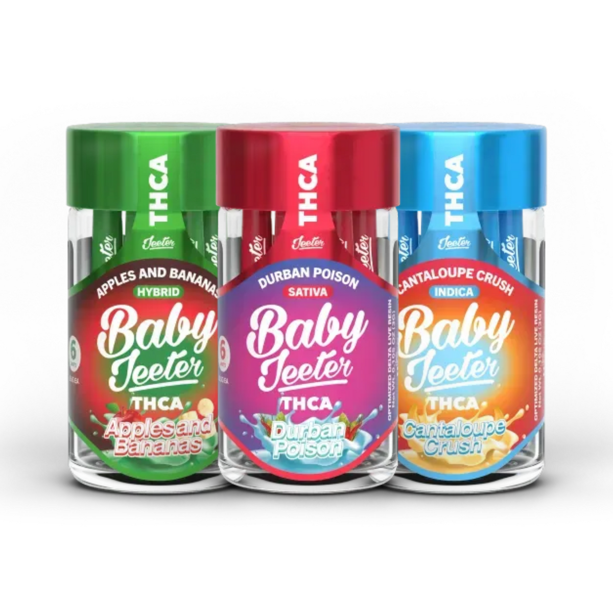 Baby Jeeter THCA Prerolls - 6 Count — Toro Imports