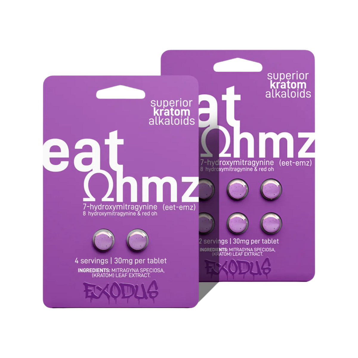 Exodus - Eat Ohmz 7-OH Kratom Tablets — Toro Imports