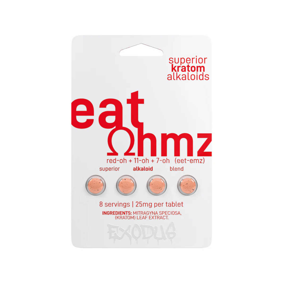 Exodus - Eat Ohmz Red-OH + 11-OH + 7-OH Tablets — Toro Imports