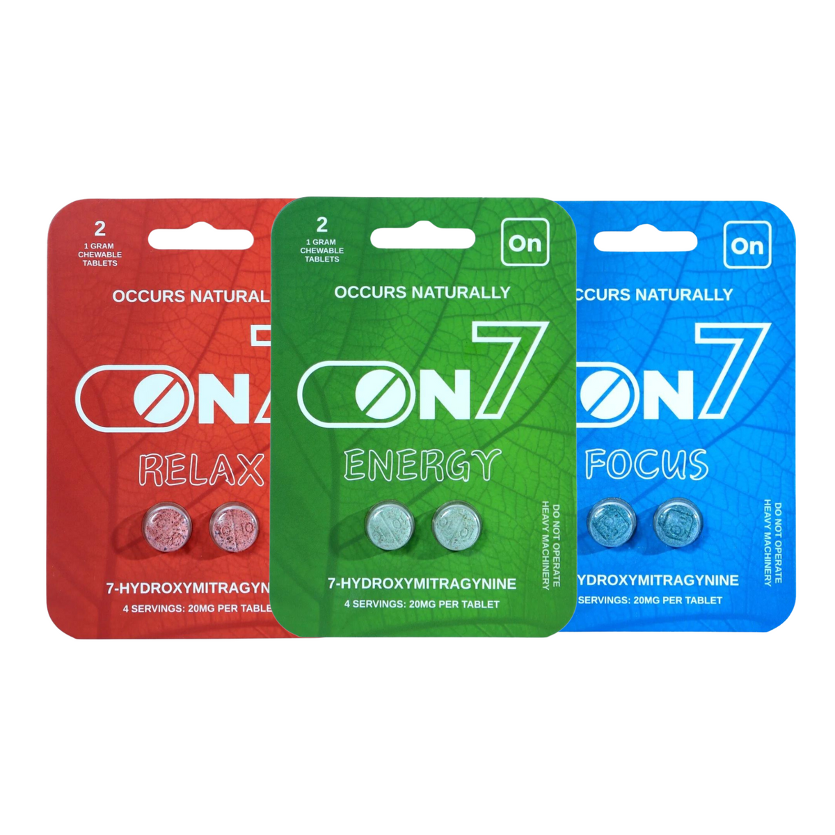 On7 Kratom 7OH Tablets 20mg — Toro Imports