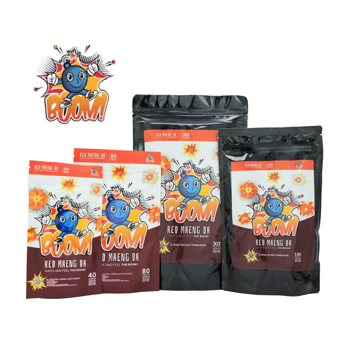 Boom Kratom Capsules & Powder — Toro Imports