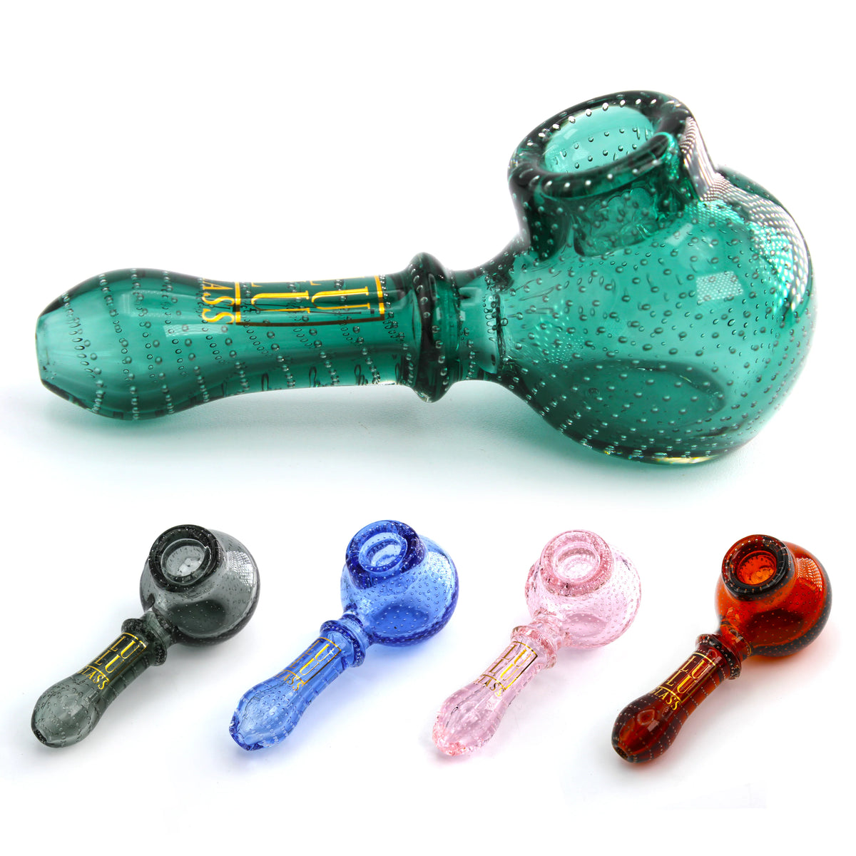 Lulu Glass Hand Pipe - LU104 — Toro Imports